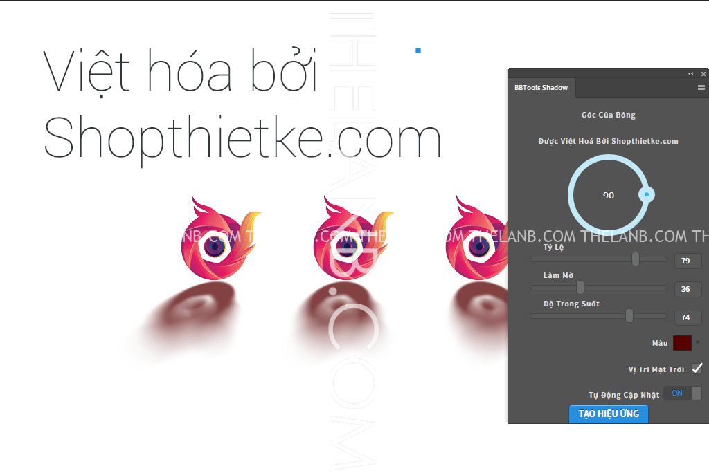 [SHARE PANEL] BBTools Shadow - Công Cụ Tạo Bóng Đổ Trong Photohop - Thư ...
