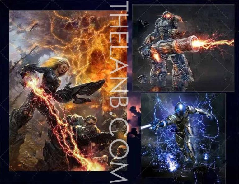 [VShare Brush] Ron’s Lightning FX - Bộ Ánh Sáng Hiệu Ứng Tia Sét, Tia Lửa Điện Chi Tiết Cao (ABR ...